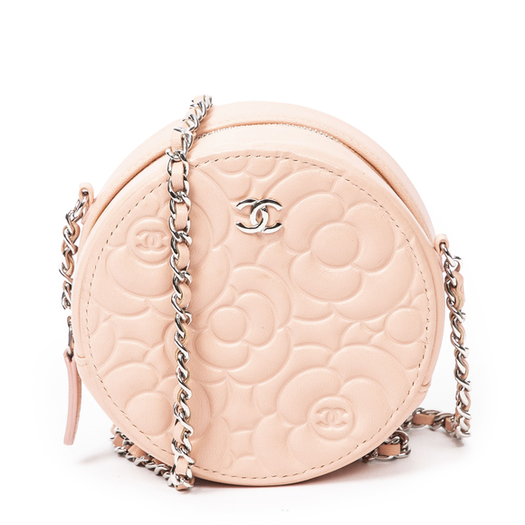 CHANEL | Bags | Chanel Mini Round Camellia Chain Crossbody | Poshmark